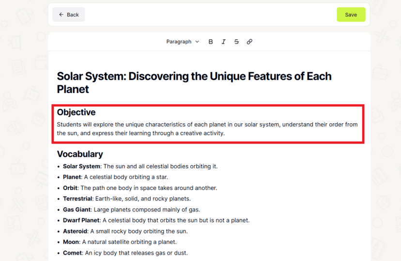 5 Steps on How to Write an Objective for a Lesson Plan | Edcafe AI