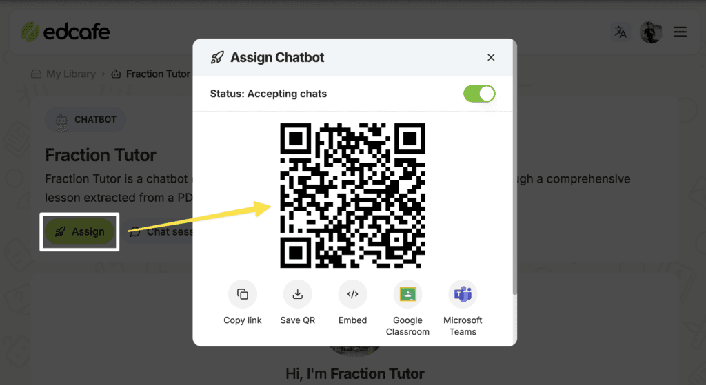 How to Build an AI Chatbot for Your Classroom (No Code) | Edcafe AI